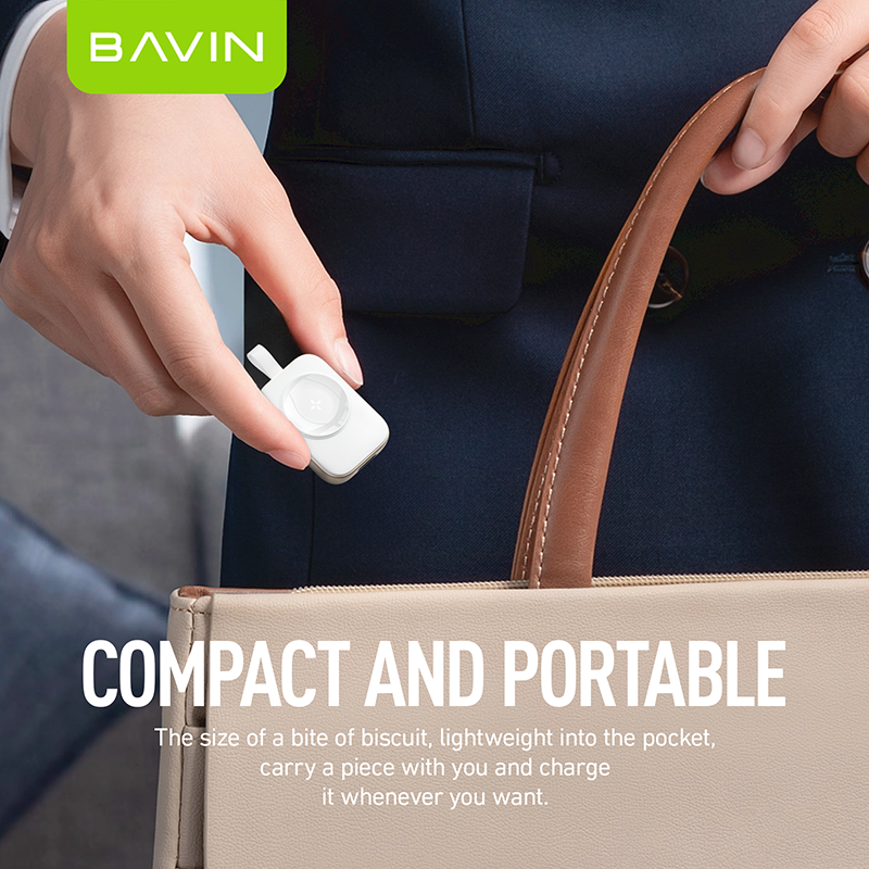 BAVIN CB328 Mini Portable Magnetic Wireless Charger for Smart Watch ...