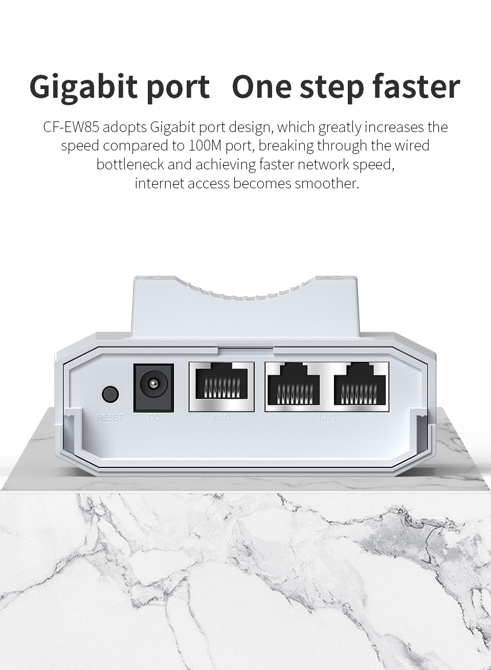 COMFAST CF-EW85 1300M Outdoor Wireless AP High Power Gigabit Dual-Band ...