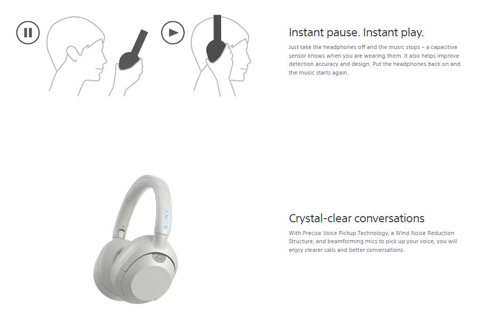 Sony Ult Wear WH-ULT900N / WH ULT900N Wireless Noise Canceling Headset Extra Bass | Shopee ...