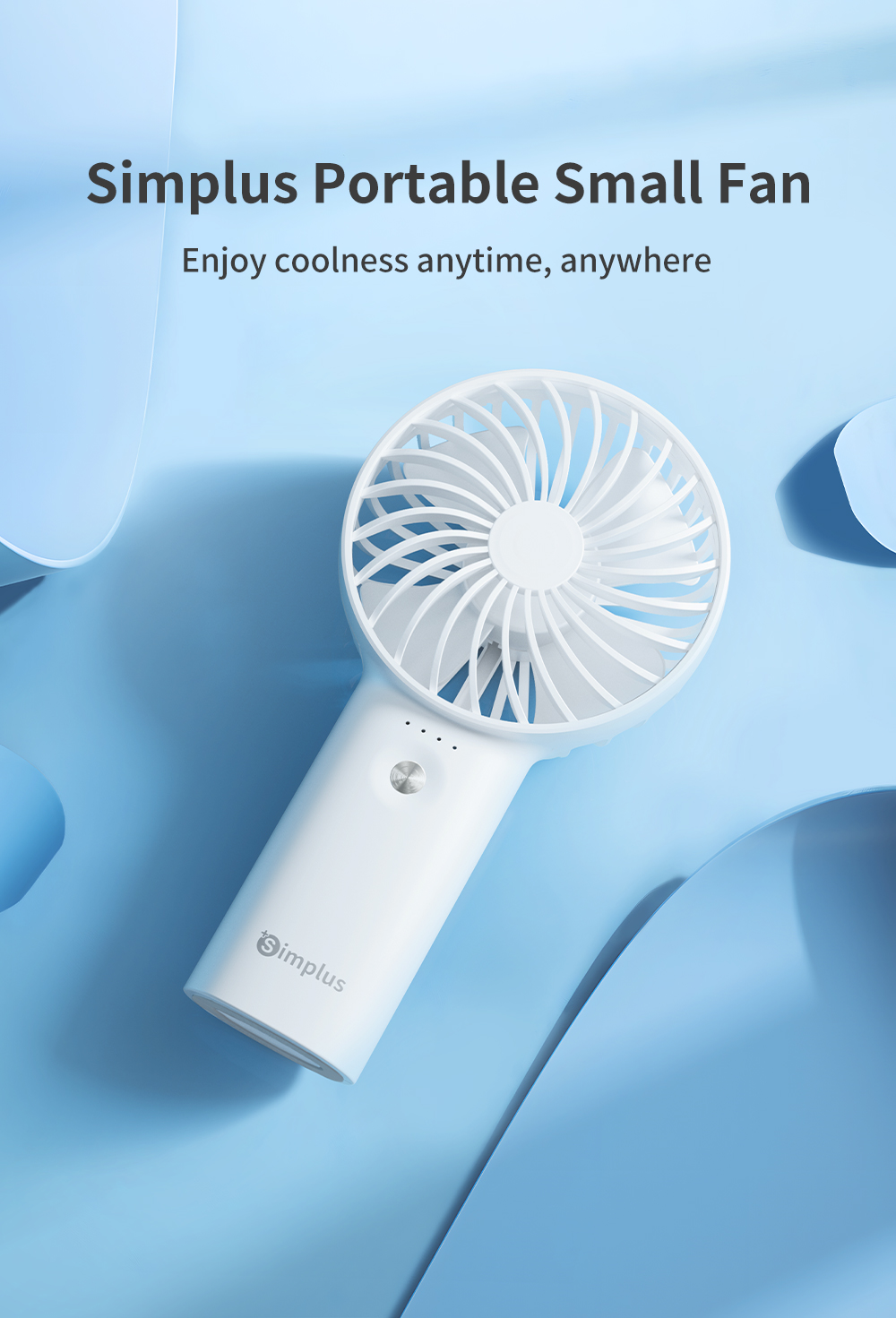 INSSA X Simplus Small Fan Handheld Mini Electric Fan Portable Three ...