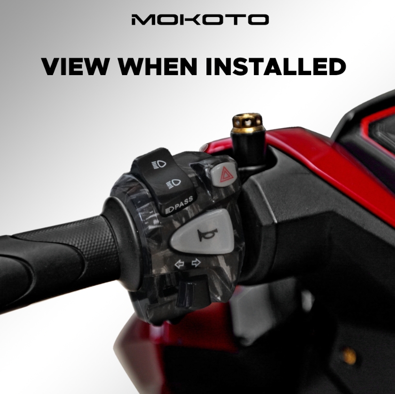 HONDA CLICK 125i/150i HANDLE SWITCH WITH PASSING LIGHT LEFT SIDE FOR ...