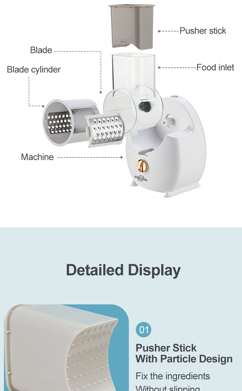 KANAZAWA Multifunctional Vegetable Cutter Electric Fully Auto | Shopee ...