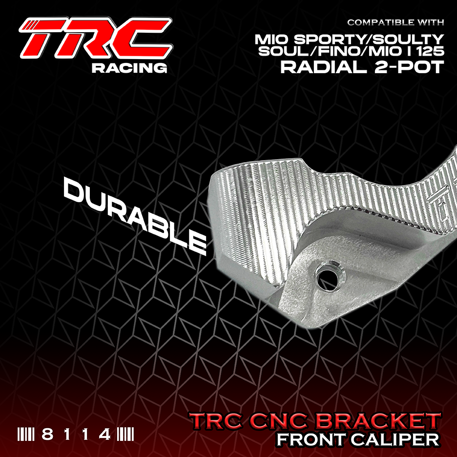 TRC RACING 2POT FRONT RADIAL CALIPER BRACKET (220MM DISC) FOR MIO ...