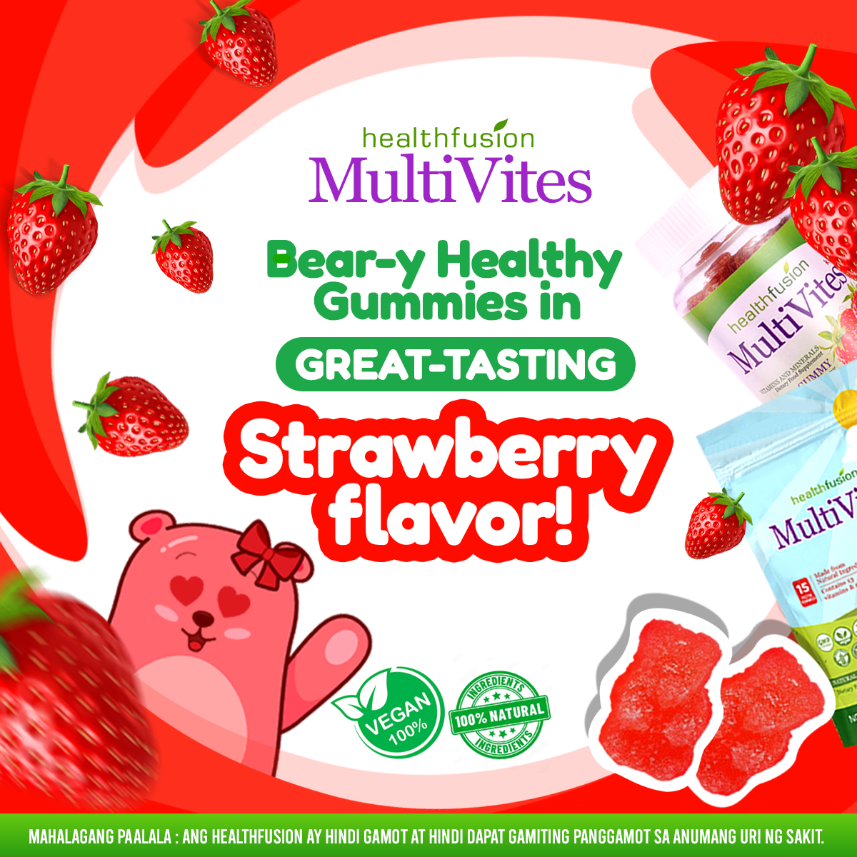 MultiVites Immunity Pouch 15 Gummy Complete Multivitamins for Kids ...