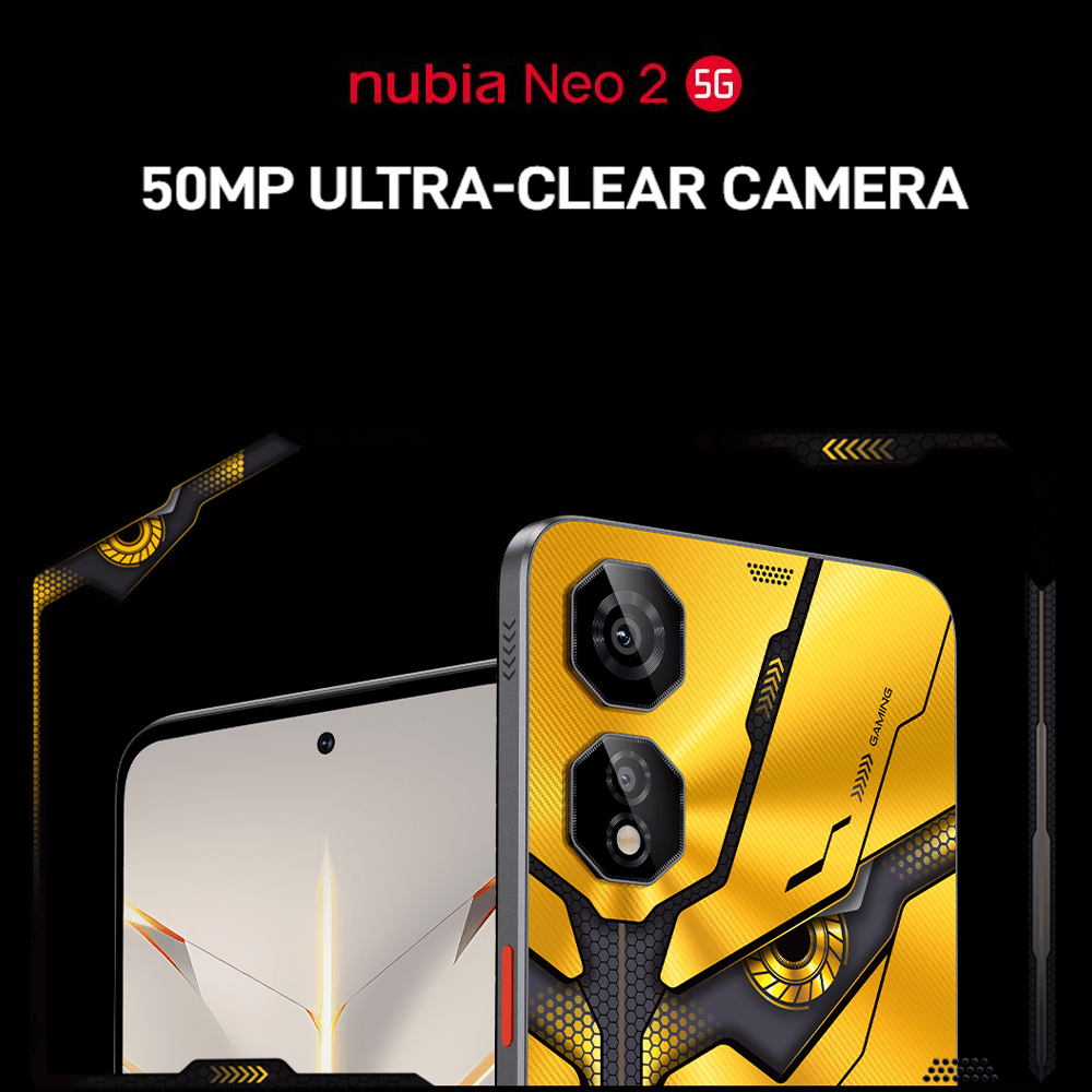 Nubia Neo 2 5G Smartphone | 8GB+256GB | Unisoc T820 | 6.72” FHD+ 120Hz Display | 6000mAh Battery ...