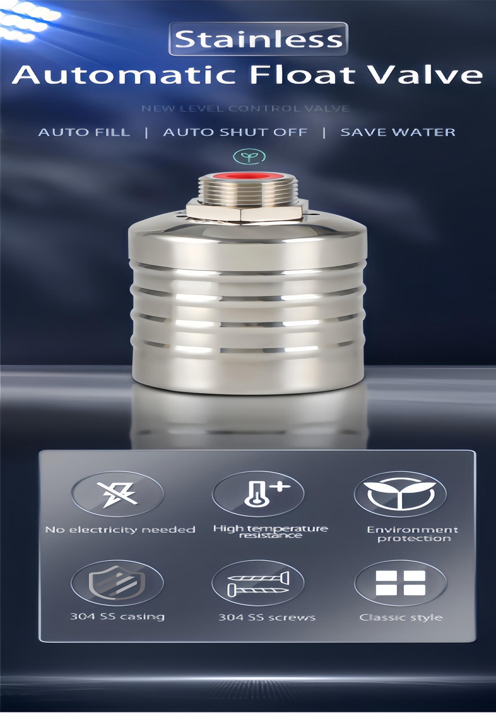 304 stainless steel Automatic water level control valve water full self ...