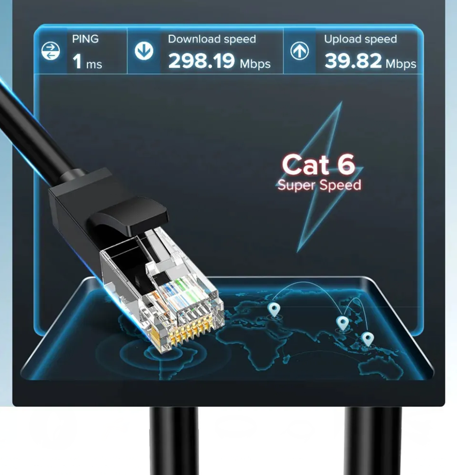 CAT6E/CAT6 RJ45 20meter to 60meter Lan Cable 1000Mbps Network UTP Lan ...