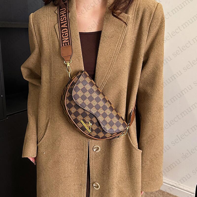 【High-End Mumu】 M288 High Quality Leather Classic Saddle Shoulder Bag ...