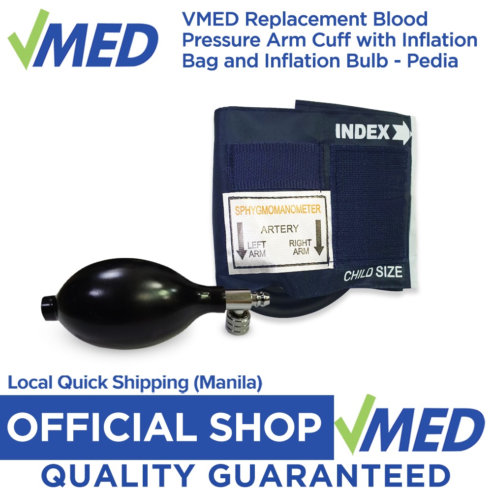 VMED Replacement Blood Pressure Arm Cuff with Inflation Bag and ...