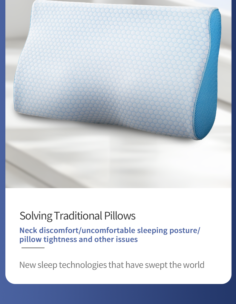 【Flagship pillow】Deep Sleep Memory Foam Pillow dual core memory foam ...