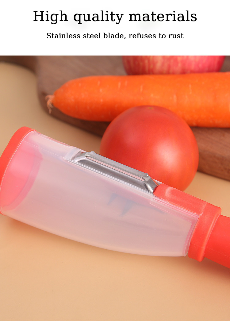Stainless Steel Storage Type Creative Peeler With Garbage Container For ...