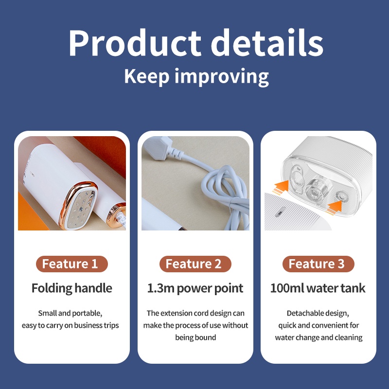 Kaisa Villa (JD-8117 steamer iron for clothes flat iron steam mini iron ...