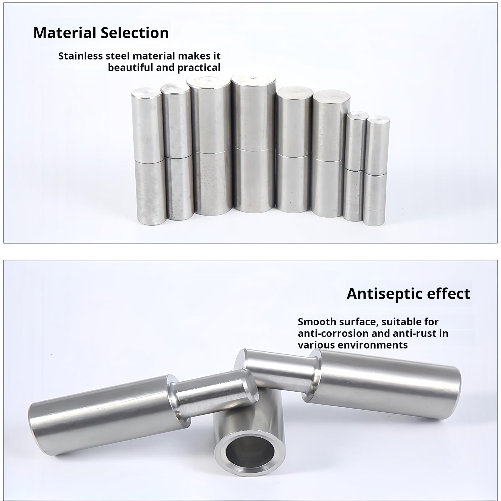 1Pcs 304 Stainless Cylindrical Hinges Door Hinges Stainless Hinges 5/16 ...