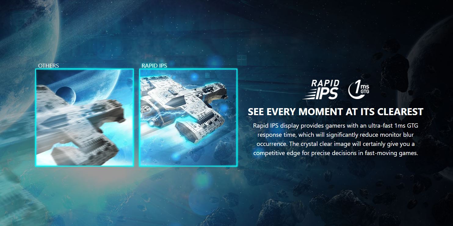 Itw | MSI Gaming Monitor 27" (2560 x 1440 WQHD) / 180Hz / Rapid IPS ...