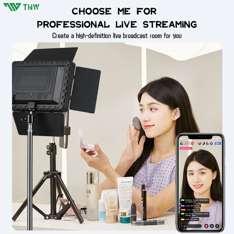 TNW 11 inch Covered LED Fill Light Tripod Photography Panel Lamp For ...