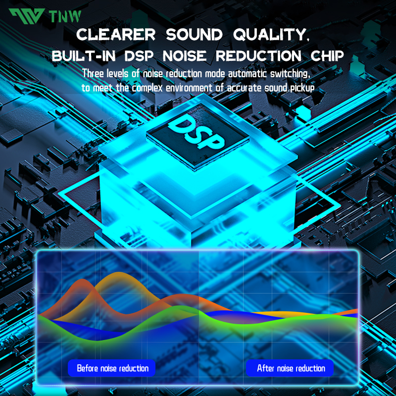 TNW Y12 Wireless Lavalier Microphone 3 in 1 with Noise Reduction ...