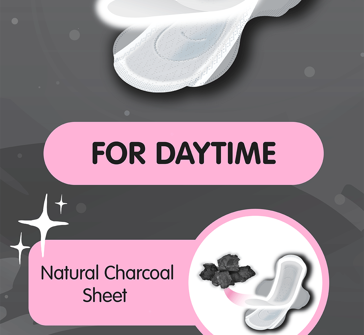 SOFY Charcoal Fresh Overnight Sanitary Napkin with Wings 23cm - 4 pcs ...
