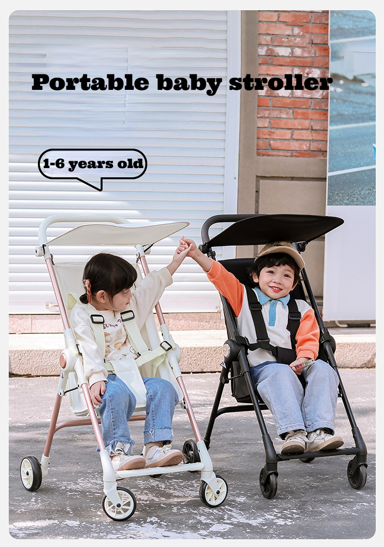 Stroller For Baby Foldable Stroller With Awning Aluminum Alloy Light ...