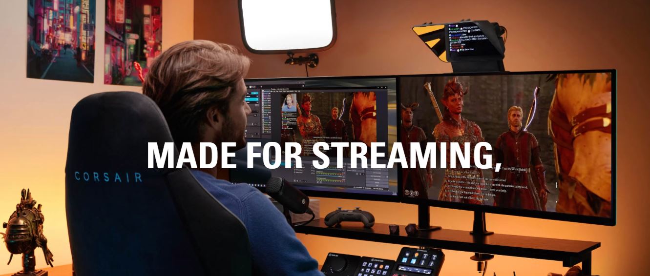 Elgato Prompter, All-in-One Creator's Teleprompter with Built-in Screen ...