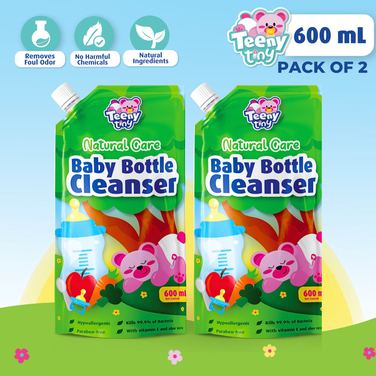 BUY 1 TAKE 1 Teeny Tiny Baby Bottle Cleanser - BBC 600mL - 2PC BUNDLE ...