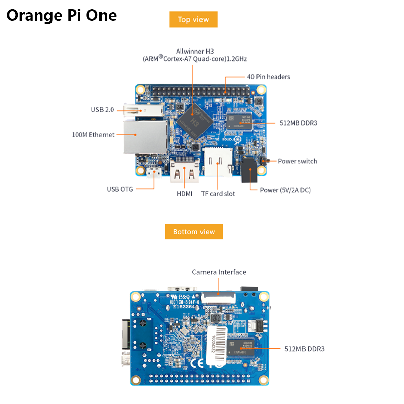 [ Original ] Orange Pi One 1GB / Opi Zero3 1GB Kit Mini PC Computer For ...