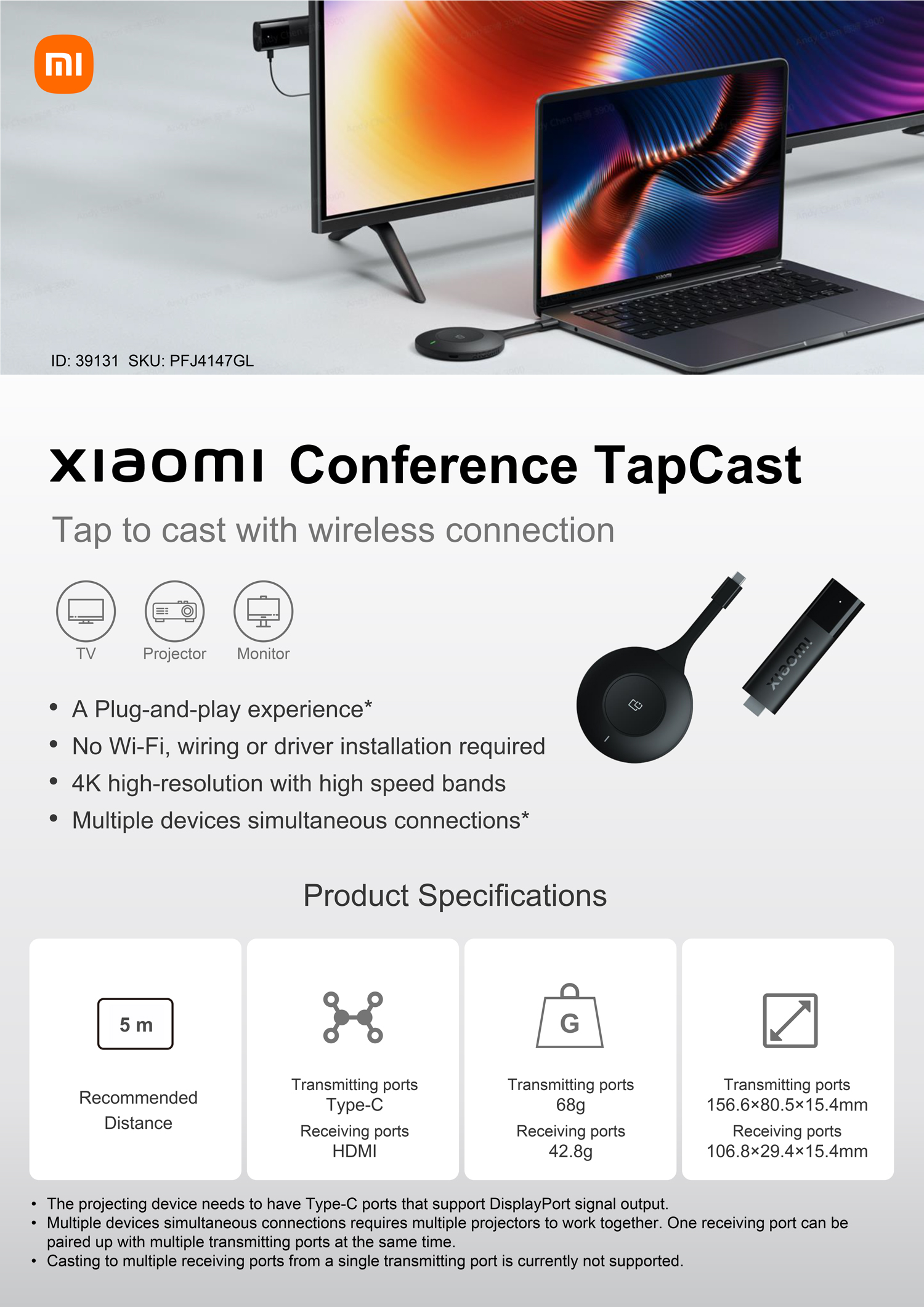 Xiaomi Conference TapCast | Shopee Philippines