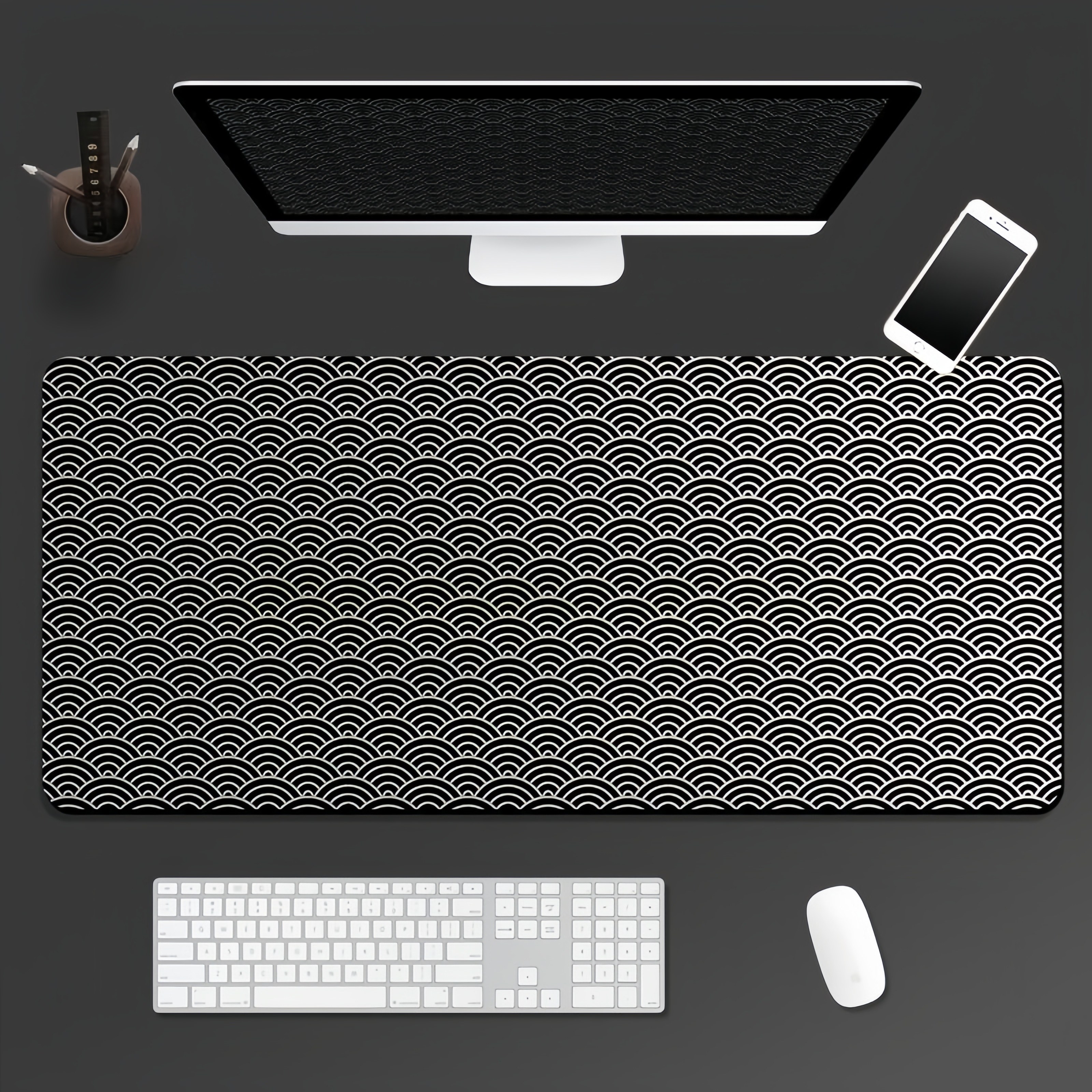 Zeus Plain Design Extended Mouse Mat / Mouse Pad For Gaming Office Mice ...