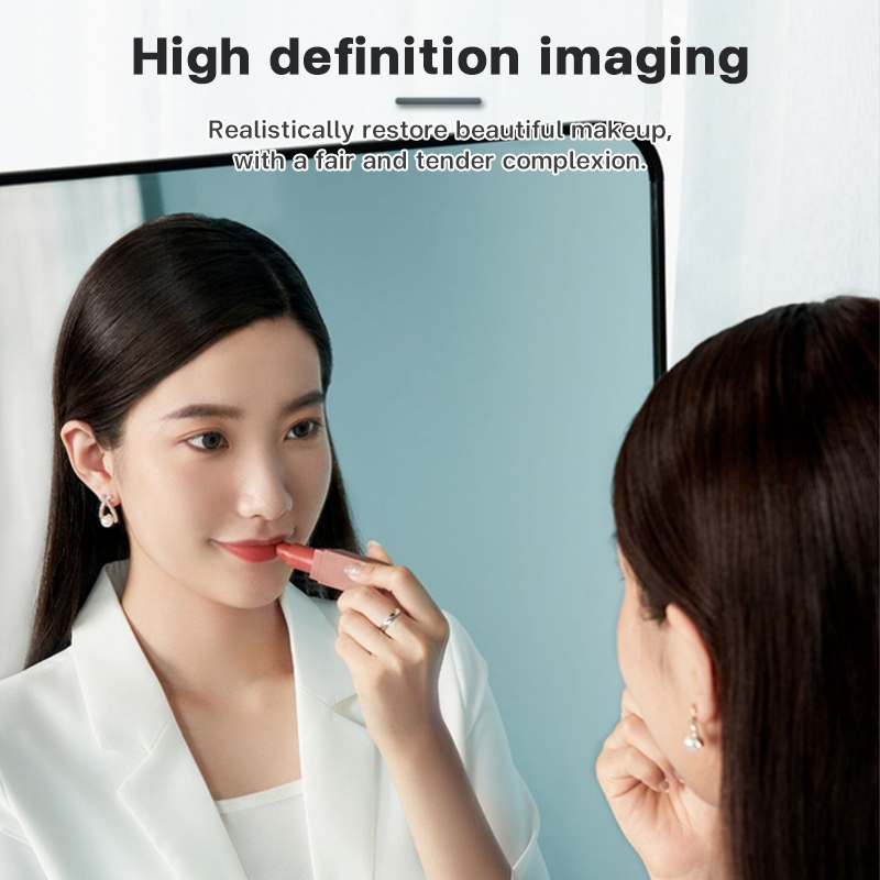 Full Body Mirror Wall Mirror With Stand Whole Body Bathroom Mirror HD ...