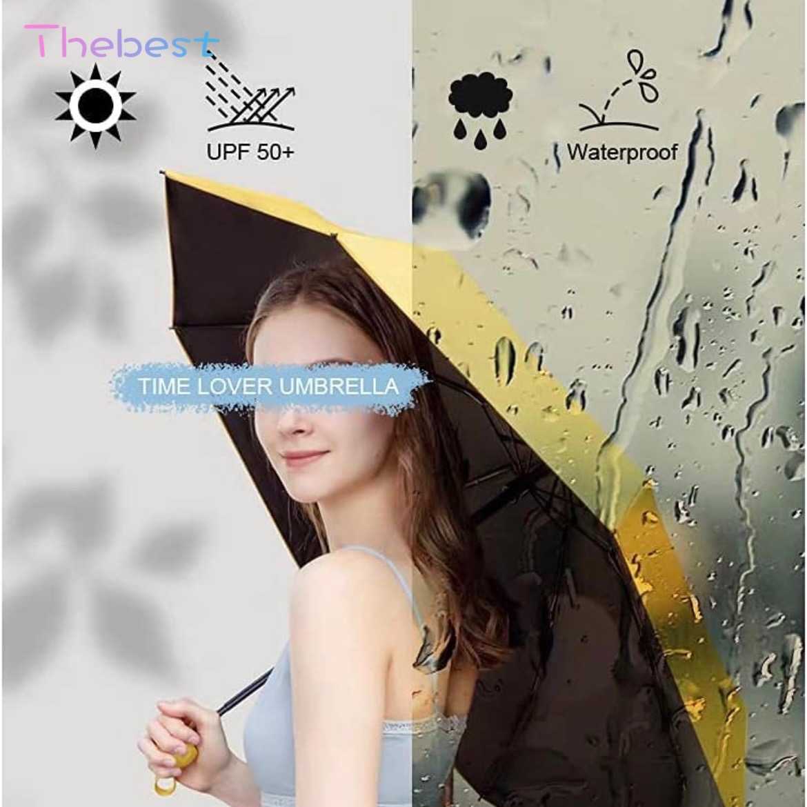 Capsule Mini UV Umbrella Six-Folds small Umbrella Folding UV Protection ...
