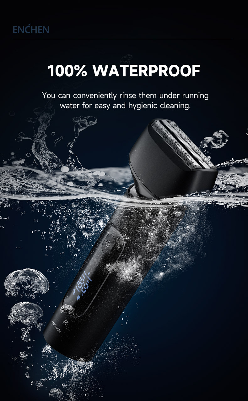 ENCHEN Electric Foil Reciprocating Shaver MS001 Razor With LCD Display ...