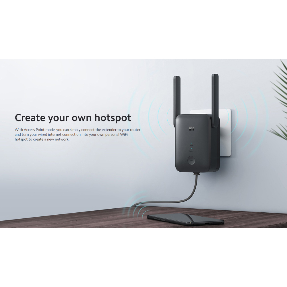 Xiaomi Mi Wifi Extender AC1200 5.0GHz 1200Mbps Wi-Fi Signal Amplifier ...