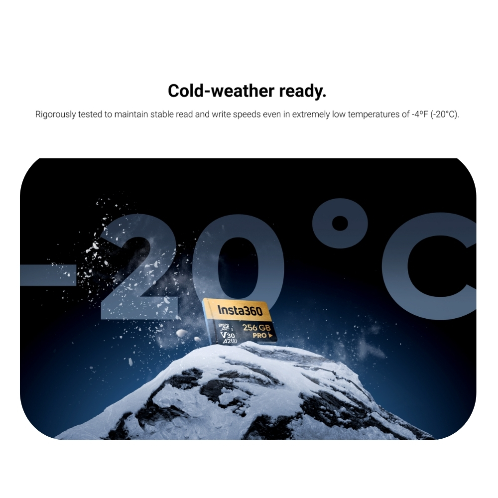 Insta360 512GB 256GB 128GB 64GB microSDXC UHS-I Class 3 V30 A1 / A2 ...