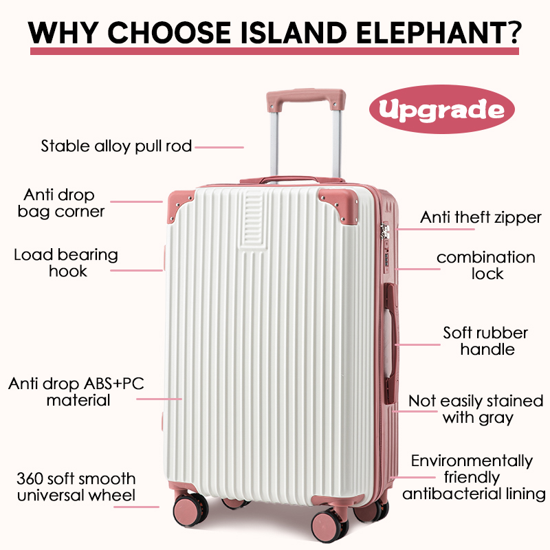ISLAND ELEPHANT Classic Style Luggage Travel Bag New Upgrade 20inch ...