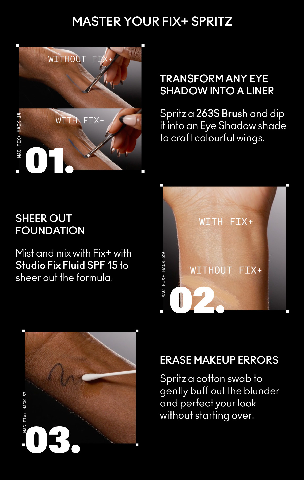 MAC Fix+ Alcohol Free Multitasking Setting Spray hydrates primes sets ...