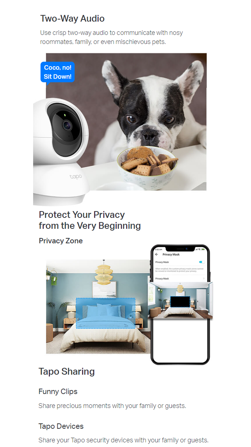 Tapo Official Store | TP-Link | TC71 | Pan/Tilt | Home Security | Wi-Fi ...