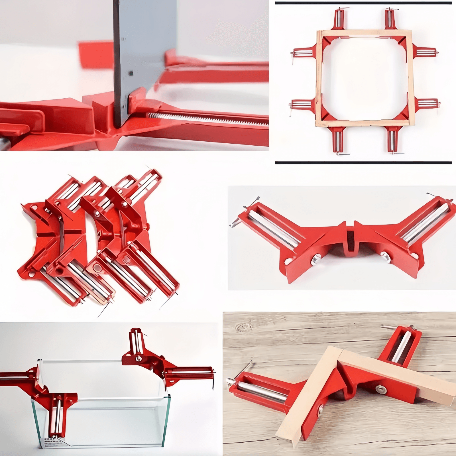 1/2/4pcs 90° Angle Clip Reinforced Glass Frame Picture Frame Fixing ...