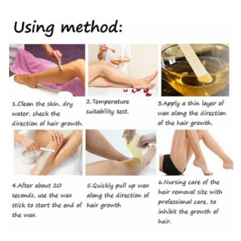 100g/300g Hard Wax Beans Pebble Wax Body Hair Removal | Shopee Philippines