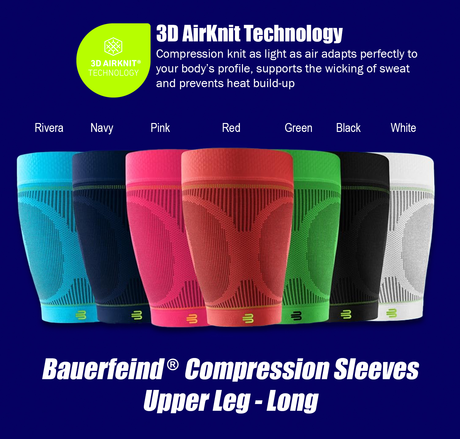 Bauerfeind Compression Sleeves Upper Leg Long | Shopee Philippines