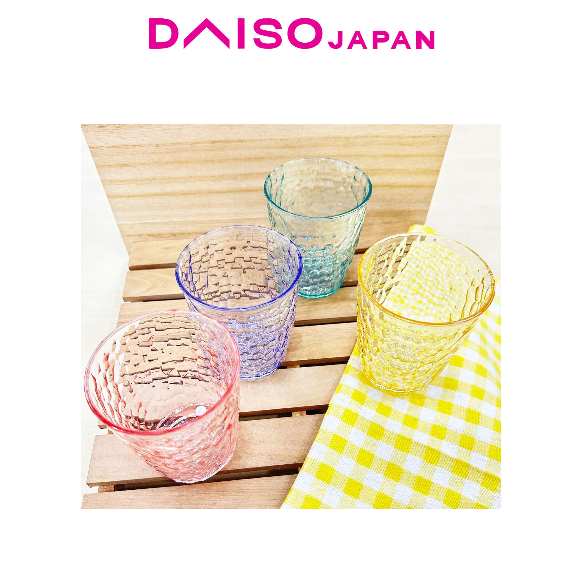 Daiso Colorful Stone-Like Plastic Cup (320ml) | Shopee Philippines
