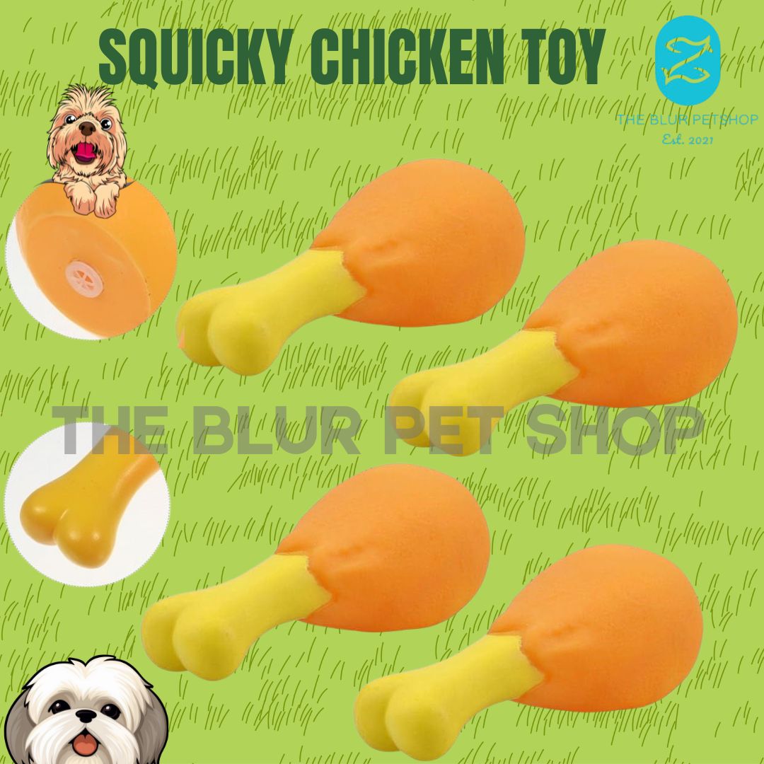 Pet Dog Squeak Chew Toys Funny Chicken Leg Toy Dog Toys For Small Large ...