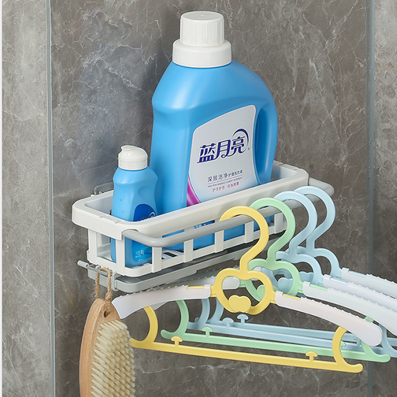 CHIT Wall-Mounted Storage Rack With Tray Kitchen Sponge Rack Punch-Free ...