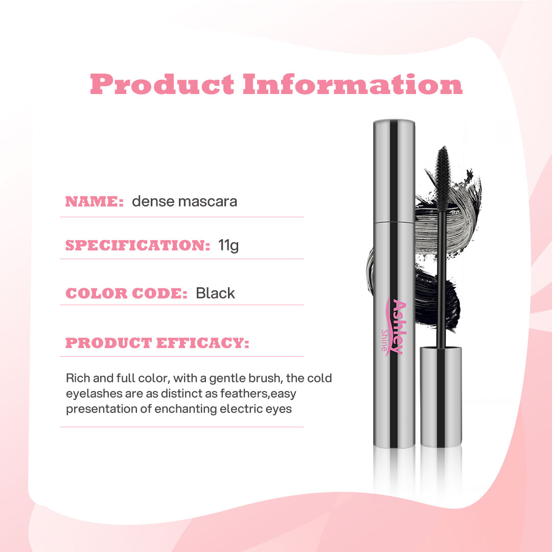 Ashley Shine Mascara Eyes Makeup Volume Curling Smudge-proof ...