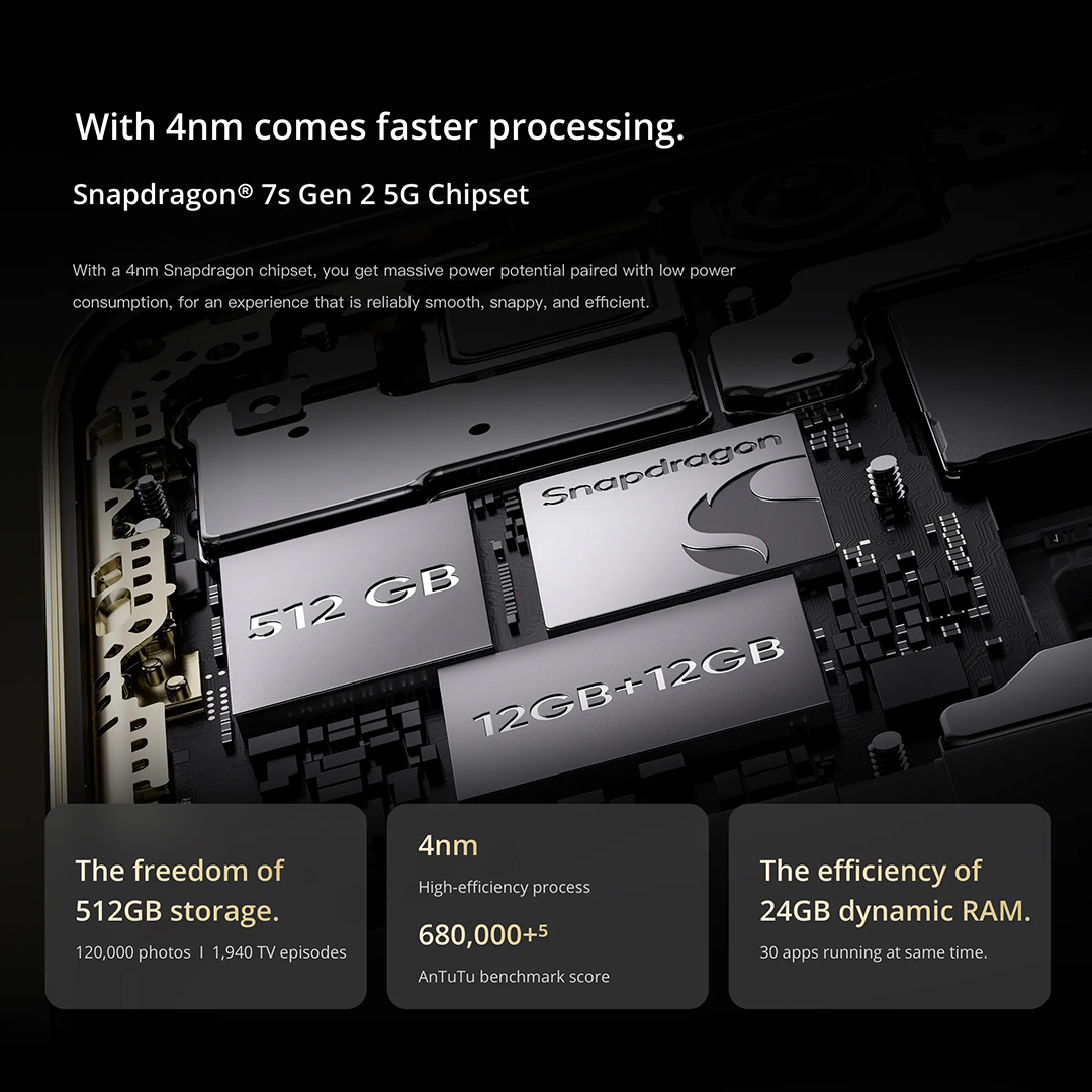 realme 13 Pro 5G Smartphone | 12GB+256GB | Snapdragon® 7s Gen 2 | 50MP Sony LYT-600 OIS Camera ...