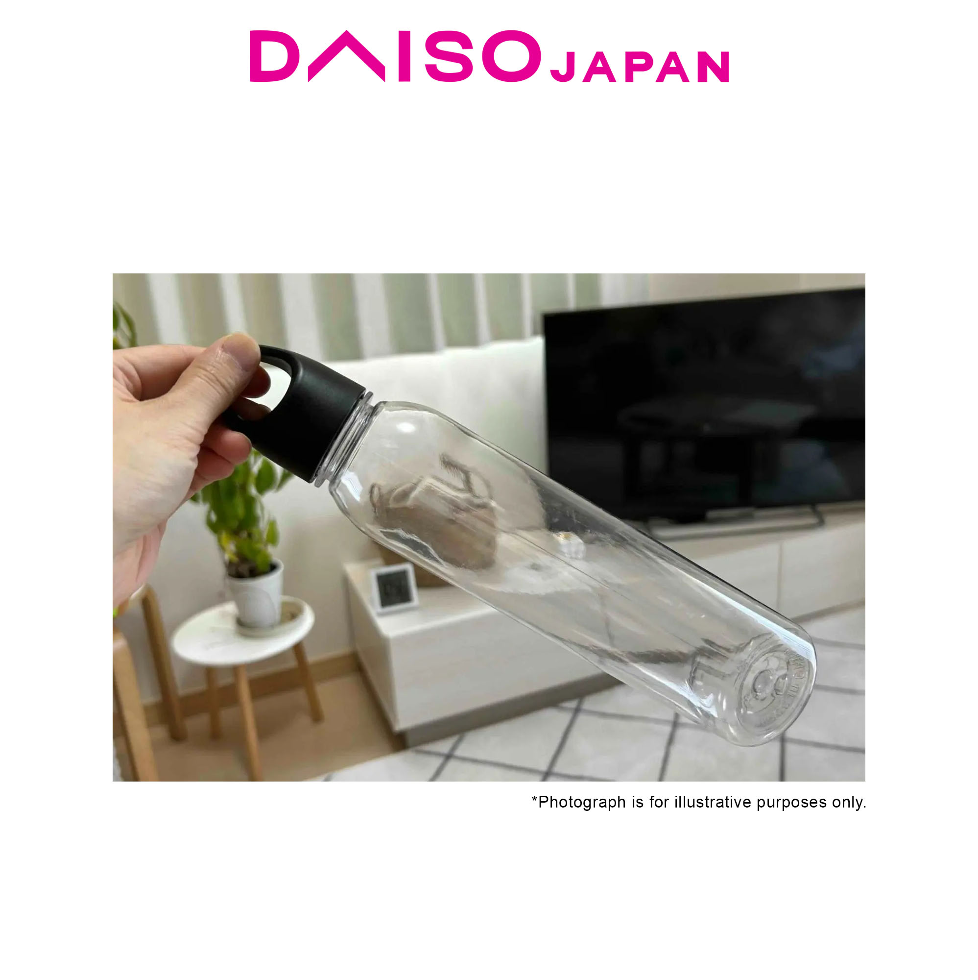 Daiso Drinking Bottle with Handle (520ml) | Shopee Philippines