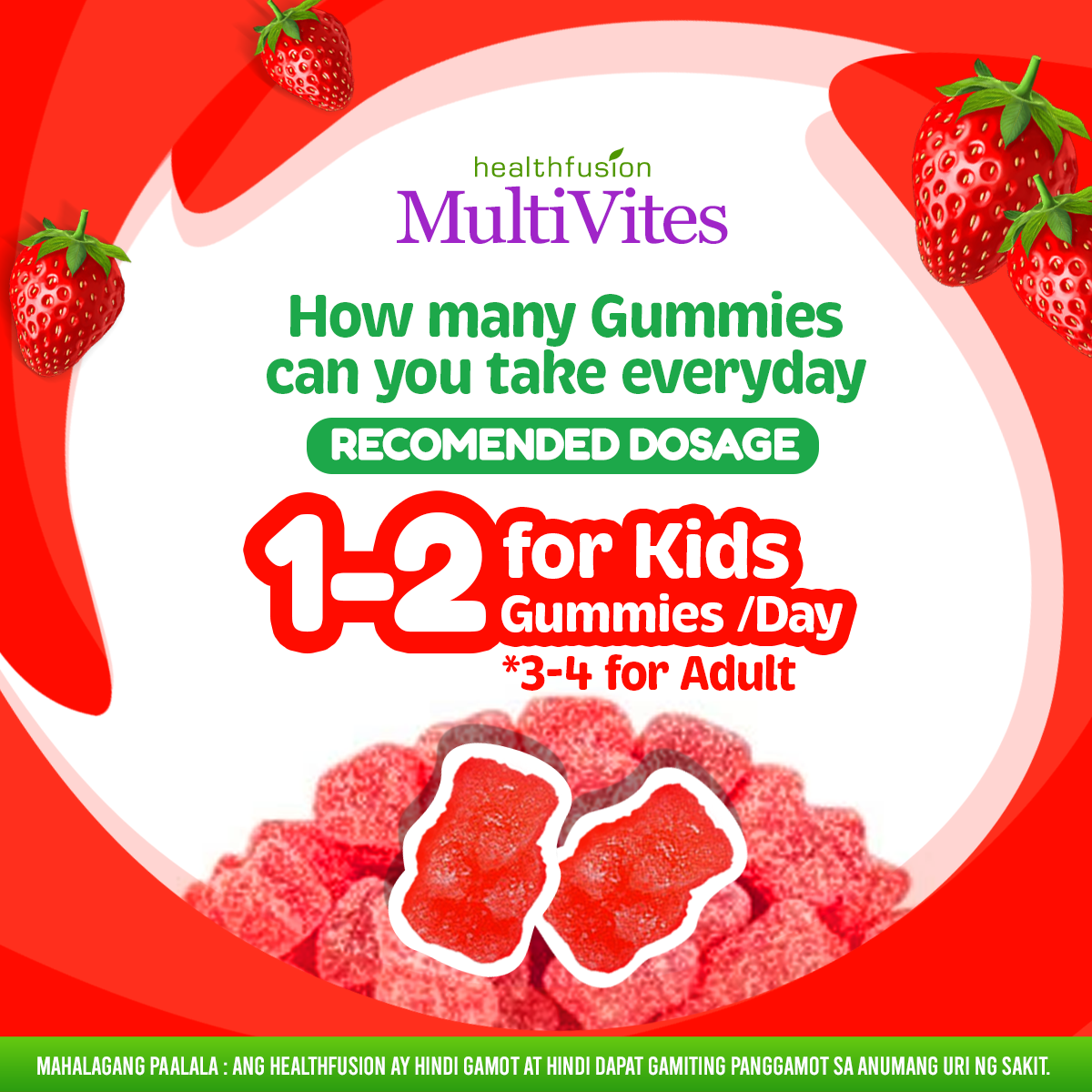 MultiVites Immunity Pouch 15 Gummy Complete Multivitamins for Kids ...