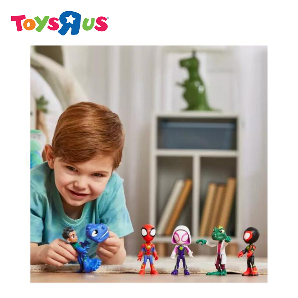 Marvel Spidey and His Amazing Friends Dino Heroes and Lizard Set ...