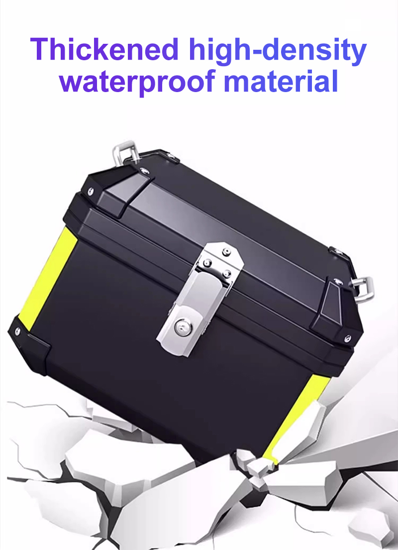 Oimiu Extra Large Top Motorcycle Box 36/45L Hard Plastic Top Box ...