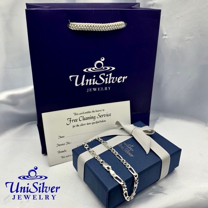 Unisilver 925 Sterling Silver Lady's Bracelet (LBB01-022080) | Shopee ...