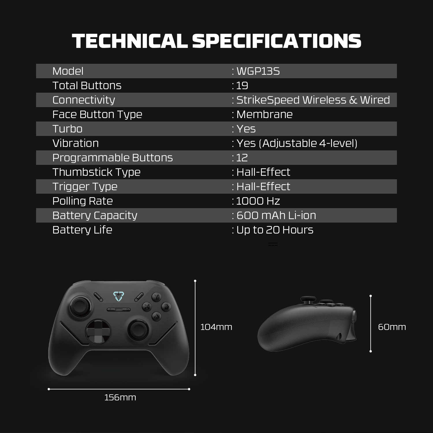 Fantech WGP13S Shooter III Multi-Platform Gamepad Wired & 2.4 Ghz ...