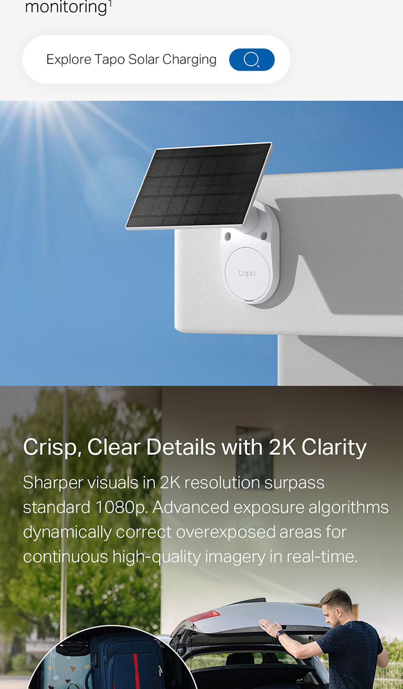 TP-Link | Tapo | C410 KIT | Solar-Powered | Wi-Fi | CCTV | Outdoor ...